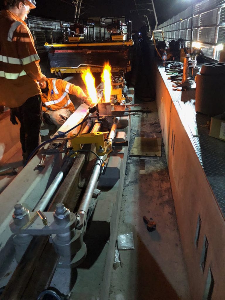 Plinth Track 70T Tensor GTE welding | Melvelle Equipment