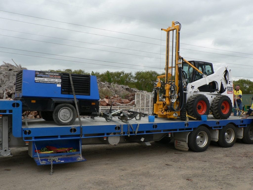 Drill Rig – Bobcat S330 mounted FP-123-EY 003 | Melvelle Equipment