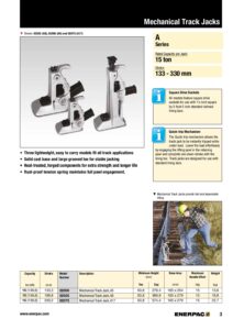 A-Series Mechanical Track Jacks | Melvelle Equipment